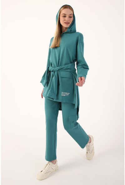 ALLDAY Kapüşonlu Rahat Kalıp Eşofman Takımı ALLDAY Kapüşonlu Rahat Kalıp Eşofman Takımı