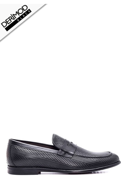Derimod Erkek Deri Baskılı Loafer Derimod Erkek Deri Baskılı Loafer
