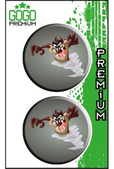 Gogomoto Taz (5x5 Cm) Ikili Damla Etiket