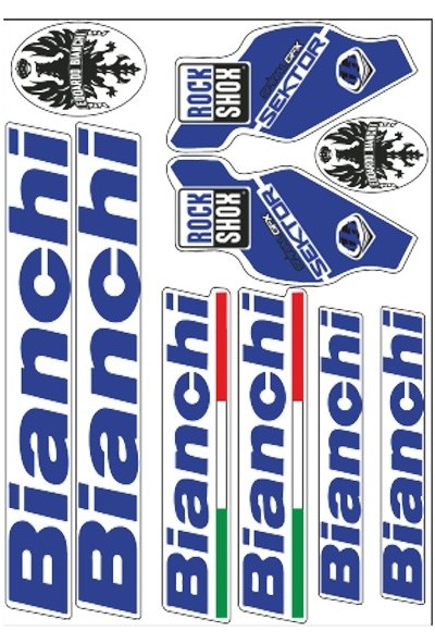 Gogomoto Bianchi 002 Bisiklet Sticker Gogomoto Bianchi 002 Bisiklet Sticker