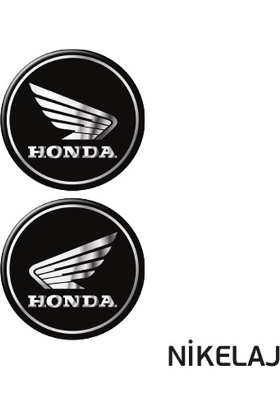 Gogomoto Honda 4 (5x5 Cm) Ikili Damla Etiket