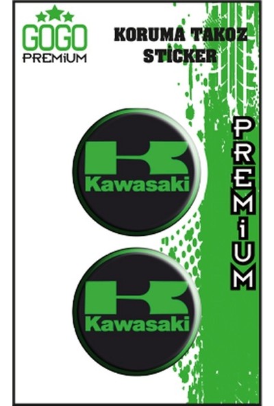 Gogomoto Kawasaki Koruma Takozu Ikili Damla Sticker Gogomoto Kawasaki Koruma Takozu Ikili Damla Sticker