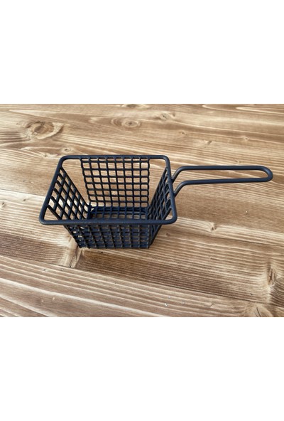 Metal Kare Cipslik, Patates ve Atıştırmalık Sunum Sepeti Metal Kare Cipslik, Patates ve Atıştırmalık Sunum Sepeti