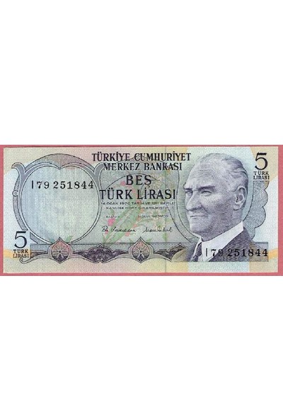 Trakya Koleksiyon Tk ::::türkiye 6.emıssıon 5 Tl ----- I 79 ----- Çil Trakya Koleksiyon Tk ::::türkiye 6.emıssıon 5 Tl ----- I 79 ----- Çil