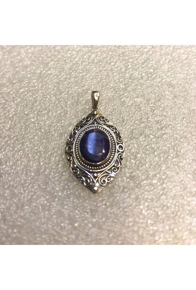 Sezginler Amatist Taşlı 925 Ayar Gümüş Kolye Ucu