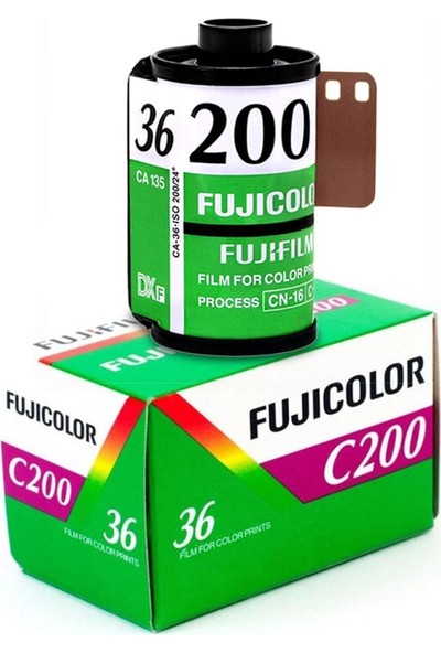 Fujifilm C200 200ASA 36LIK Renkli Film 35MM 36POZLUK (1ADET Film) Fujifilm C200 200ASA 36LIK Renkli Film 35MM 36POZLUK (1ADET Film)
