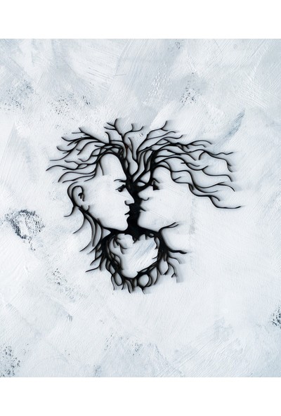 Ahşap Center Aşk Tablo