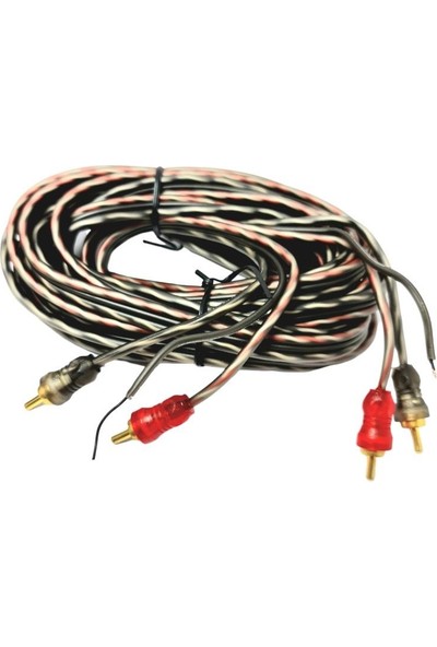 Rose 2rca-2rca 5metre Oto Amfi Kablosu Silikon