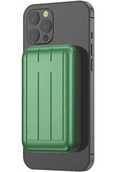 Dolia Apple Iphone 12 ile Uyumlu / 12 Pro / 12 Pro Max / 12 Mini T113 10000 Mah Mag-Safe Mini Powerbank Dolia Apple Iphone 12 ile Uyumlu / 12 Pro / 12 Pro Max / 12 Mini T113 10000 Mah Mag-Safe Mini Powerbank