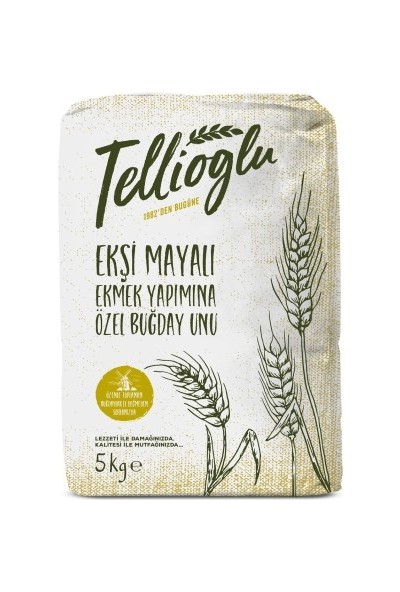 Tellioğlu Ekşi Mayalı Ekmek Yapımına Özel Buğday Unu 5 kg Tellioğlu Ekşi Mayalı Ekmek Yapımına Özel Buğday Unu 5 kg