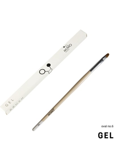 Momo Professional Tırnak Sanat Fırçası Jel Oval No.6 Momo Professional Tırnak Sanat Fırçası Jel Oval No.6
