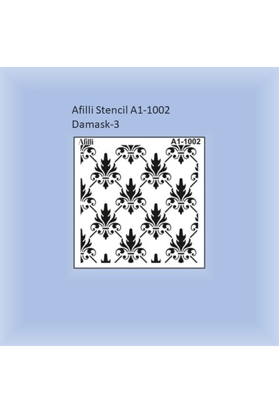 Filli Boya Afilli Stencil A1-1002 Damask-3 30X30