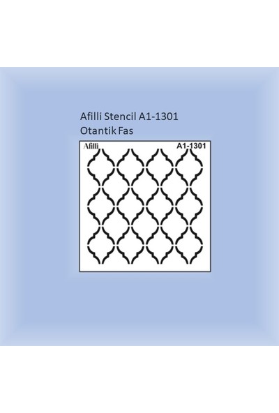 Filli Boya Afilli Stencil A1-1301 Otantik Fas 30X30