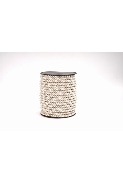 Mefaks Tekstil 10 mm 50 Metre Kordon İp Koyu Vizon/krem Mefaks Tekstil 10 mm 50 Metre Kordon İp Koyu Vizon/krem