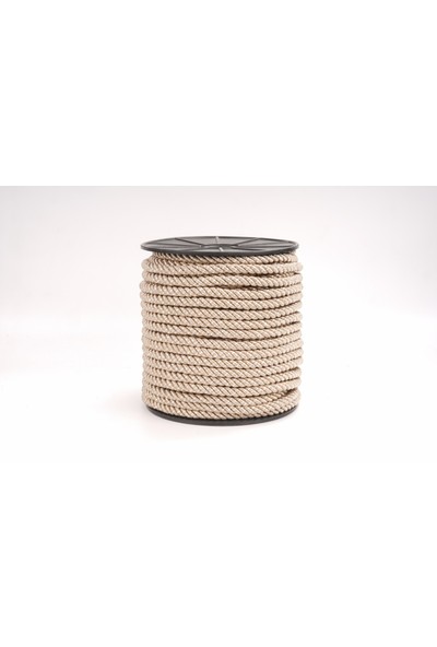 Mefaks Tekstil 10 mm 50 Metre Kordon İp Koyu Vizon Gümüş Sim Mefaks Tekstil 10 mm 50 Metre Kordon İp Koyu Vizon Gümüş Sim