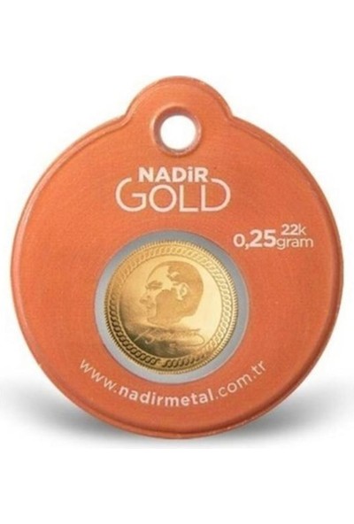 Tuğrulkuyumculuk 0,25 Gram 22 Ayar Gram Altın