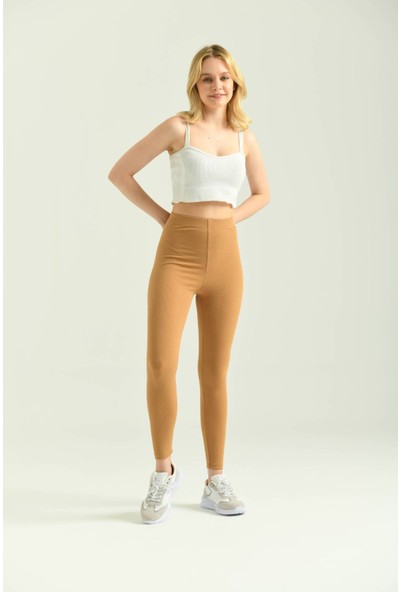 Moviment Vizon Yüksek Bel Fitilli Tayt