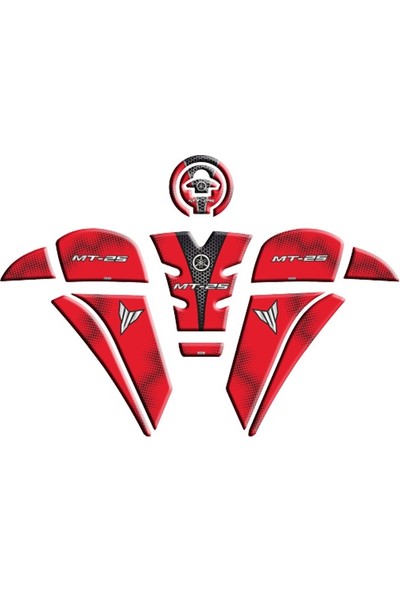 Gogomoto MT25 2020-2021 Tank Pad Set 004 Gogomoto MT25 2020-2021 Tank Pad Set 004