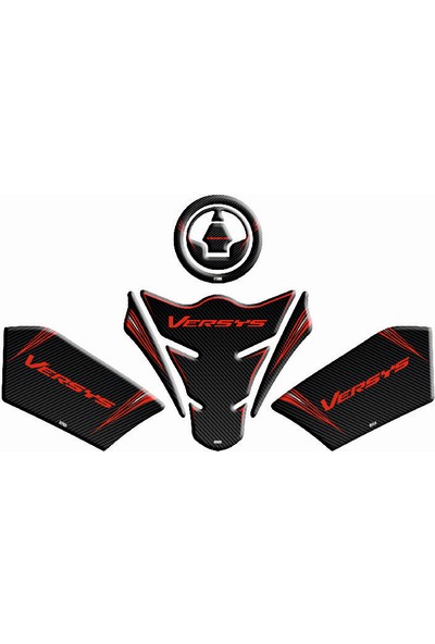 Gogomoto Versys 650 Tank Pad Set 002 Gogomoto Versys 650 Tank Pad Set 002