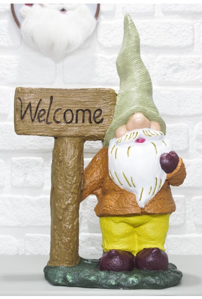 Be Art You Welcome Bahçe Cücesi Heykel