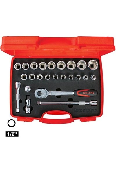 Izeltaş 6 Köşe 1/2 Lokma Takımı 24 Prç