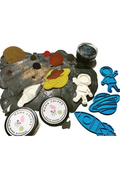 Mama Colors Uzay Temalı Oyun Hamuru Seti Mama Colors Uzay Temalı Oyun Hamuru Seti
