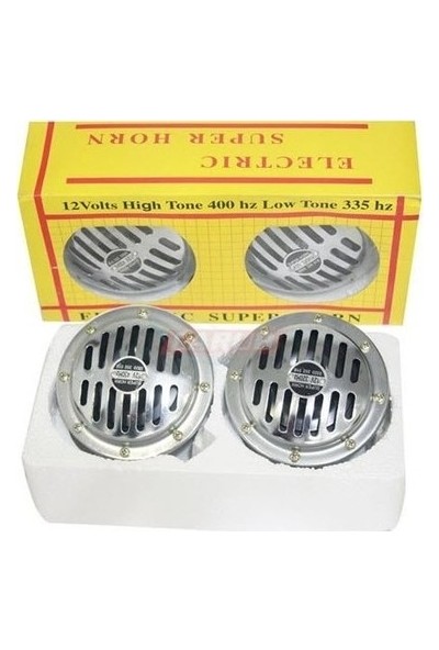 Hella Tip Korna Super Ton Nikelajlı Krom Korna 12V