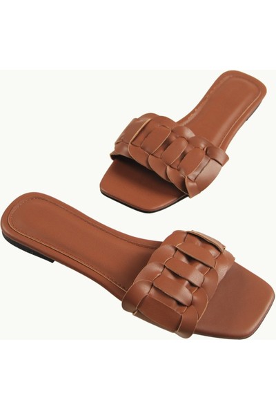 Derimall Kadın Önü Şerit Detaylı Terlik PY29001 Derimall Kadın Önü Şerit Detaylı Terlik PY29001