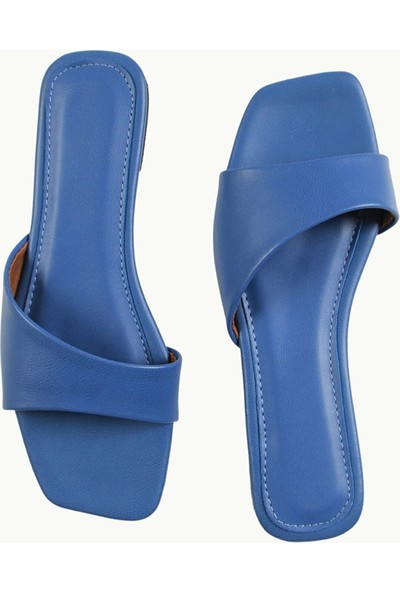 Derimall Kadın Asimetrik Bantlı Terlik PY290015 Derimall Kadın Asimetrik Bantlı Terlik PY290015