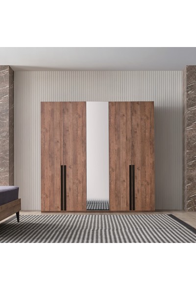 Enza Home Orlando 5 Kapaklı Gardrop