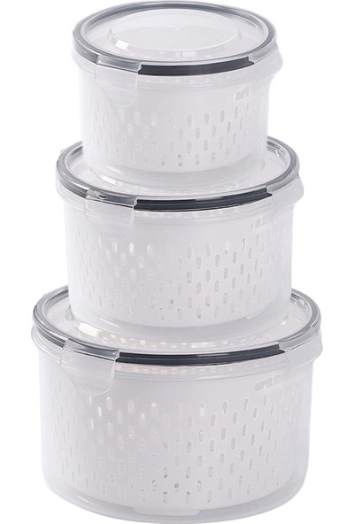 Encounter 3 Parça Gıda Konteyner Buzdolabı Organizatör Öğle Yemeği Bento Kutuları Dondurucu Bineler Yuvarlak (Yurt Dışından) Encounter 3 Parça Gıda Konteyner Buzdolabı Organizatör Öğle Yemeği Bento Kutuları Dondurucu Bineler Yuvarlak (Yurt Dışından)