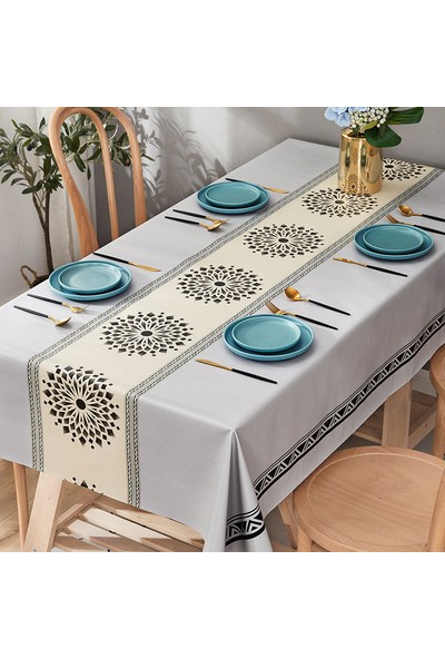 Hsexcel Su ve Yağ Lekesi Geçirmez Desenli Masa Örtüsü (Yurt Dışından) Hsexcel Su ve Yağ Lekesi Geçirmez Desenli Masa Örtüsü (Yurt Dışından)
