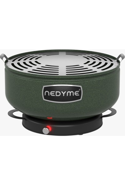 Nedyme Dumansızkömürlü Mangal Dövme Yeşil