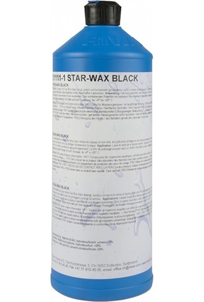 Rıwax Star Wax Black - Siyah ve Koyu Renkli Araçlar Için Cila - 1 Litre Rıwax Star Wax Black - Siyah ve Koyu Renkli Araçlar Için Cila - 1 Litre