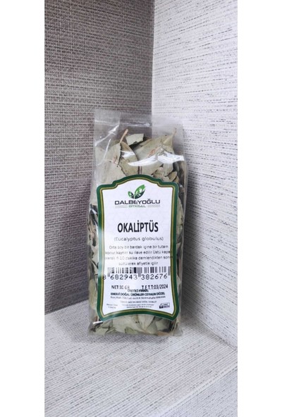 Dalbeyoğlu Bitkisel Okaliptus Yaprağı Bitkisi 30 gr Dalbeyoğlu Bitkisel Okaliptus Yaprağı Bitkisi 30 gr