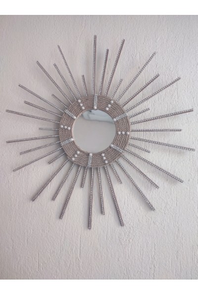 Makrome Dekorlu Ayna