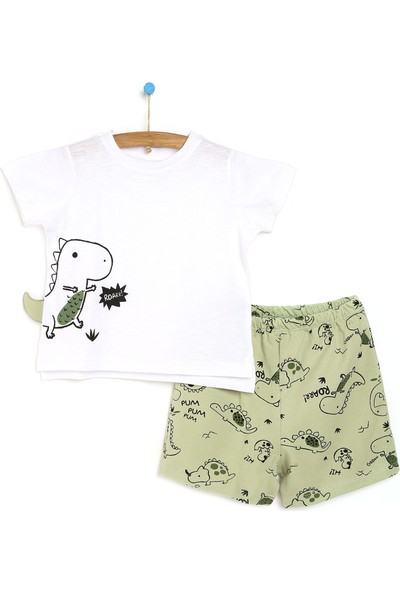 Hello Baby Basic Keylines Erkek Bebek Tshirt-Şort Takım Hello Baby Basic Keylines Erkek Bebek Tshirt-Şort Takım