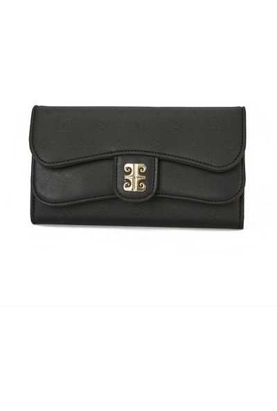 Pierre Cardin Siyah Print Kadın Cüzdan 06PO22Y1406-P S Pierre Cardin Siyah Print Kadın Cüzdan 06PO22Y1406-P S