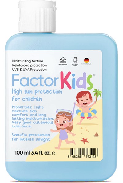 Factor Kids SPF50+GÜNEŞ Kremi