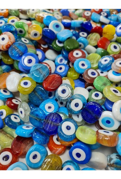 Ünsalan Hobi Karışık Renkli Büyük Danagöz Nazar Boncuğu 10 Adet Ünsalan Hobi Karışık Renkli Büyük Danagöz Nazar Boncuğu 10 Adet