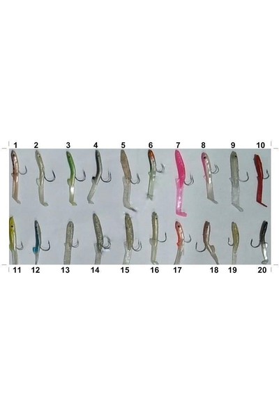 Fladen 5,cm Silikon Yemler 8