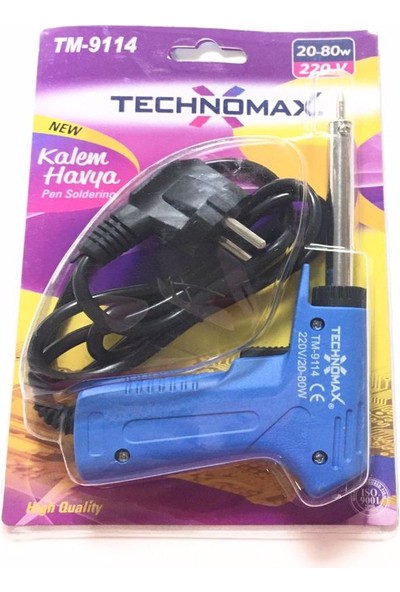 Meysan Menteşe Tecnomax Tabanca Havya 80W Meysan Menteşe Tecnomax Tabanca Havya 80W