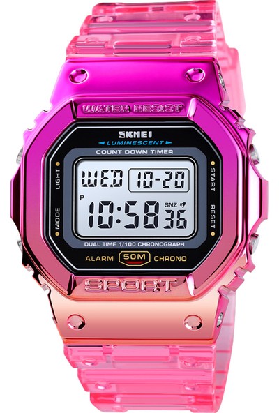 Kkmoon Kadınlar Dijital Spor Kontrast Renk Çift (Yurt Dışından)