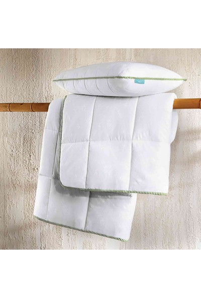 Hibboux 50X70 Greeny Yıkanabilir Kılıflı Bambu Yastık 900 gr