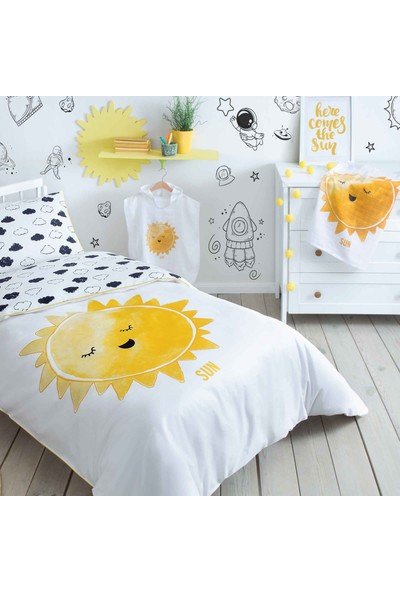 Hibboux Cosmic Nevresim Seti - Sun Hibboux Cosmic Nevresim Seti - Sun