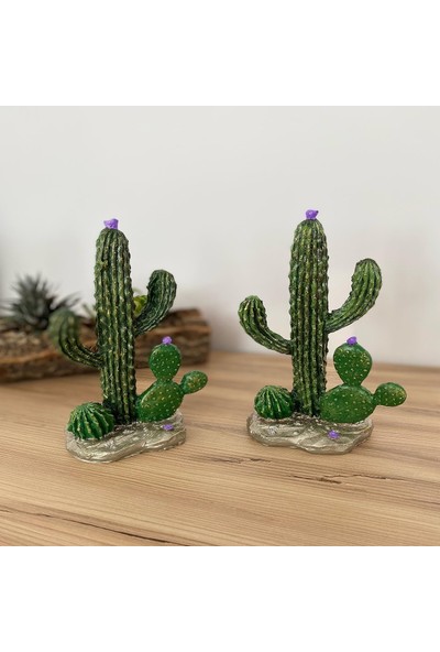 Tasarloxi Polyester Kaktüs Dekoratif Biblo Tasarloxi Polyester Kaktüs Dekoratif Biblo