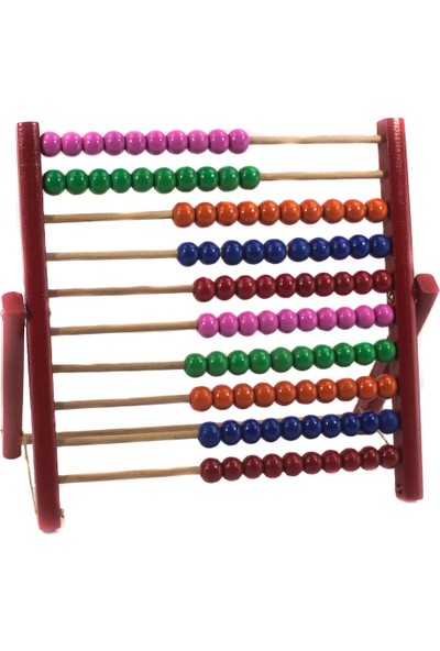 Abaküs Ahşap Büyük Boy 10 Sıralı 100 Boncuk Abaküs Ahşap Büyük Boy 10 Sıralı 100 Boncuk