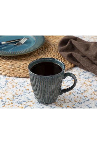 English Home Dentro Seramik Kupa 330 ml Mavi