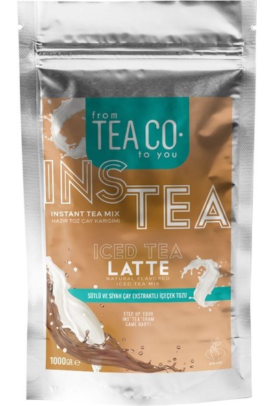 Instea Latte Siyah Çay ve Sütlü Soğuk Çay Karışımı 1 kg Instea Latte Siyah Çay ve Sütlü Soğuk Çay Karışımı 1 kg