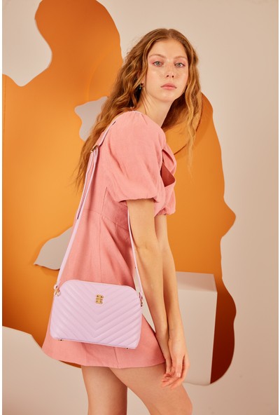 Pierre Cardin Lila Kadın Çapraz Çanta 05PO22Y1601LSAV Lı